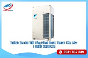 Dàn nóng ĐHKK trung tâm VRV 1 chiều RXQ8AYM - CÔNG TY TNHH ĐIỆN LẠNH ...